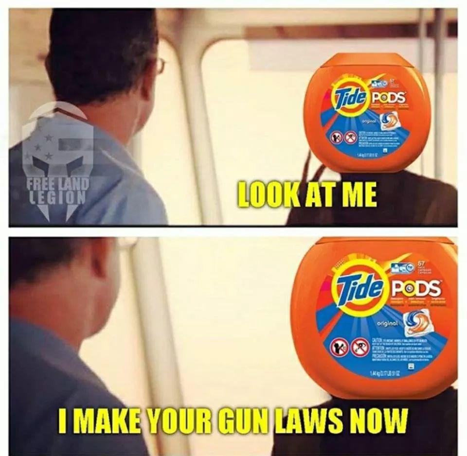 Look at me, I make your gun laws now | Gun Control Debate | Know Your Meme