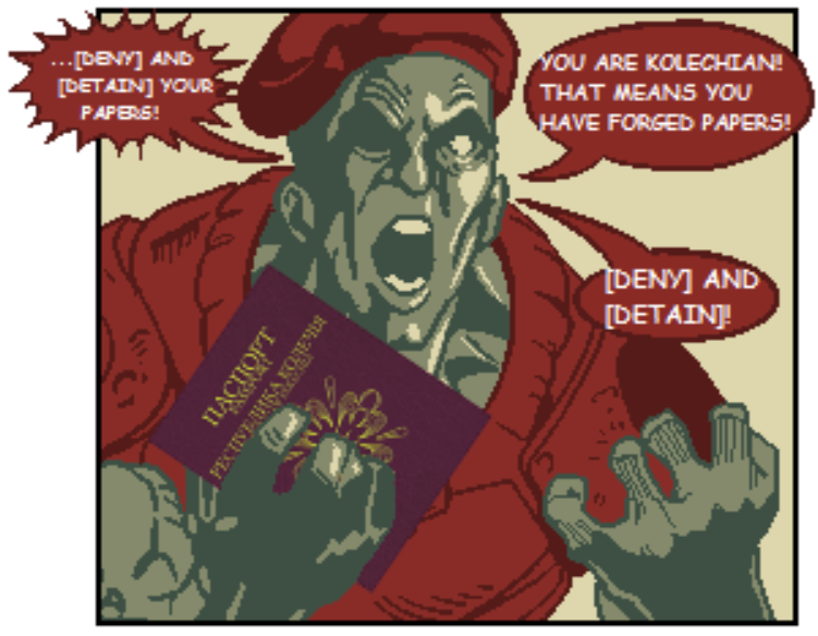 Papers please | Rip and Tear | Know Your Meme