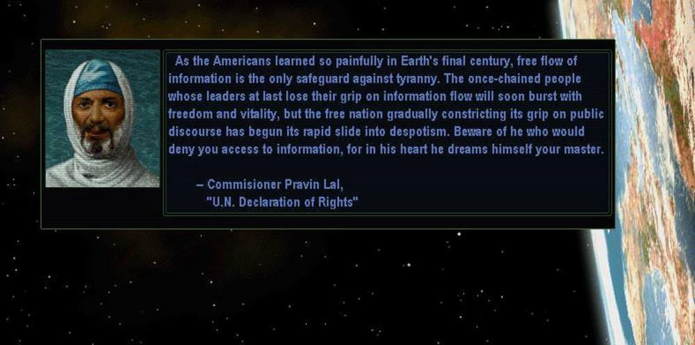 "Beware of he who would deny you access to information..." | MemeX ...