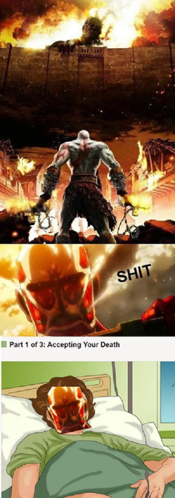 Accepting your death | God of War | Know Your Meme