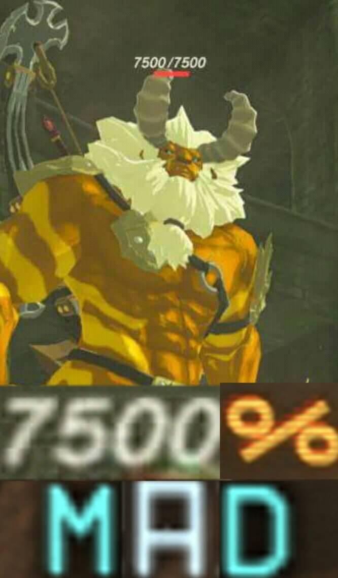 There's mad, and then there's Gold Lynel mad | 200% Mad | Know Your Meme