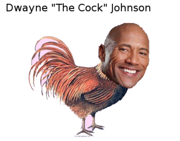Dwayne "The Cock" Johnson | Dwayne "The Rock" Johnson Rhymes | Know ...