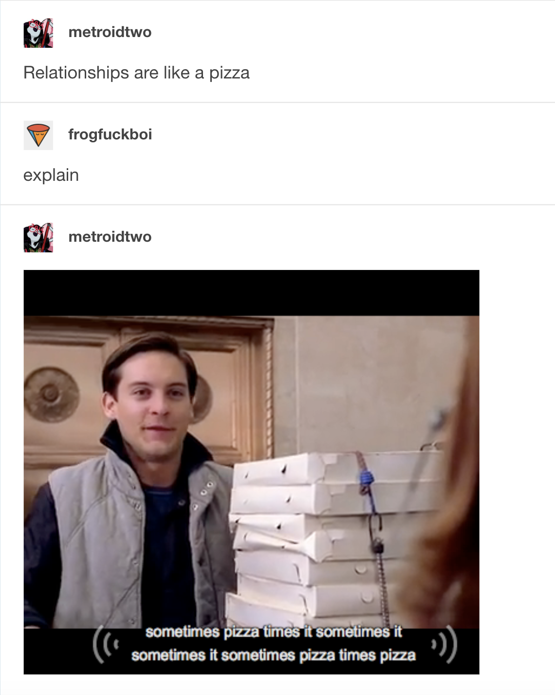 Relationships are like pizza | Pizza Time | Know Your Meme