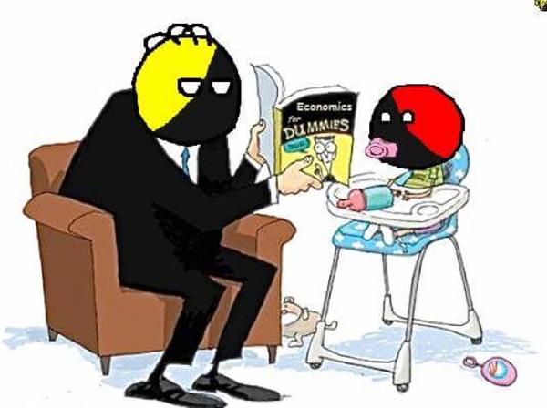 Anarchyball teaching Ancomball | Anarcho-Capitalism | Know Your Meme