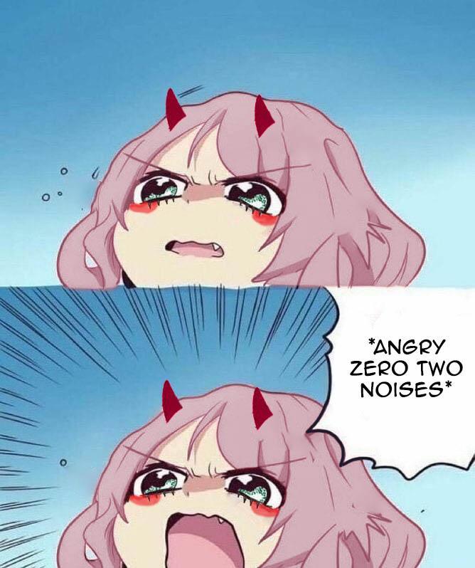 Zero Two Meme Face
