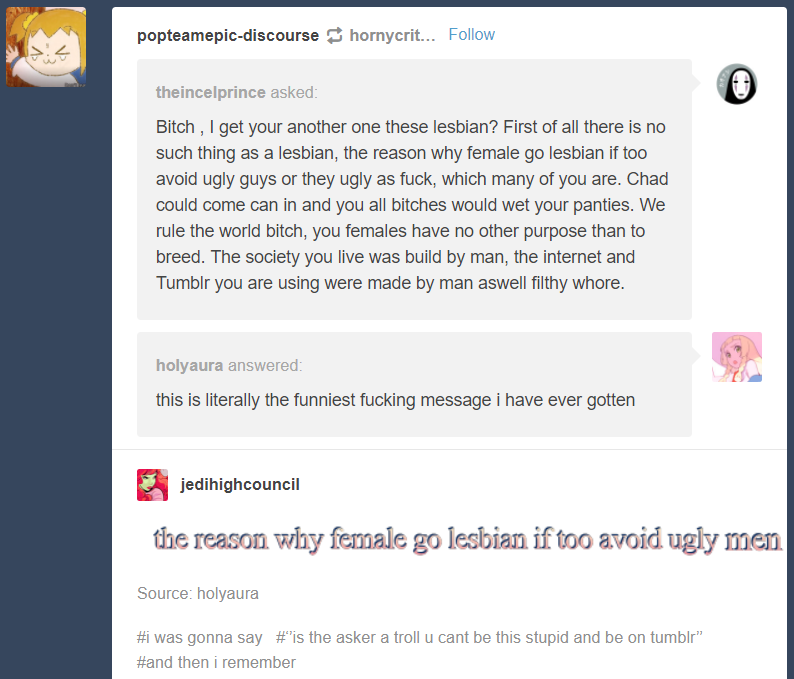 We've reached Peak Incel | Tumblr | Know Your Meme