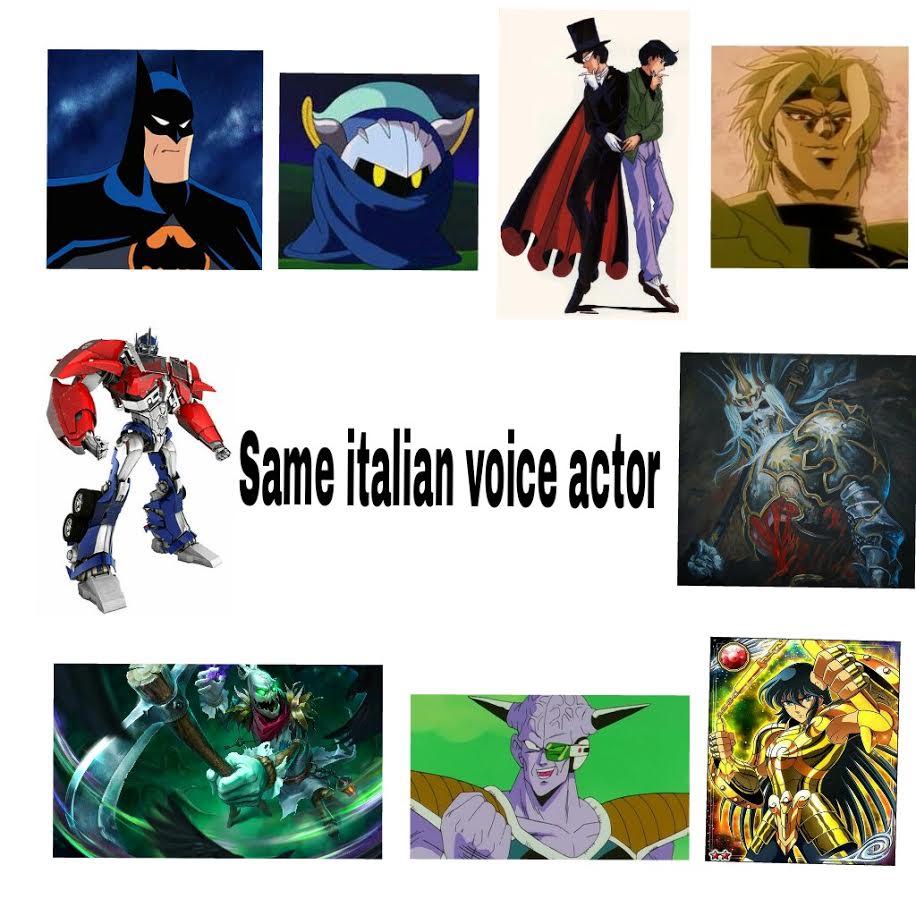 Marco Balzarotti | Same Voice Actor | Know Your Meme