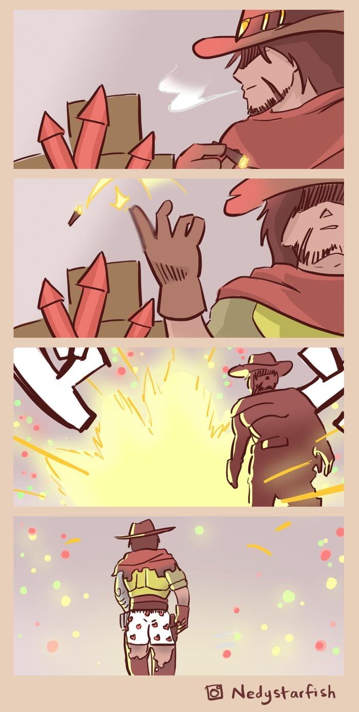 The truth behind McCree’s highlight intro... | Overwatch | Know Your Meme