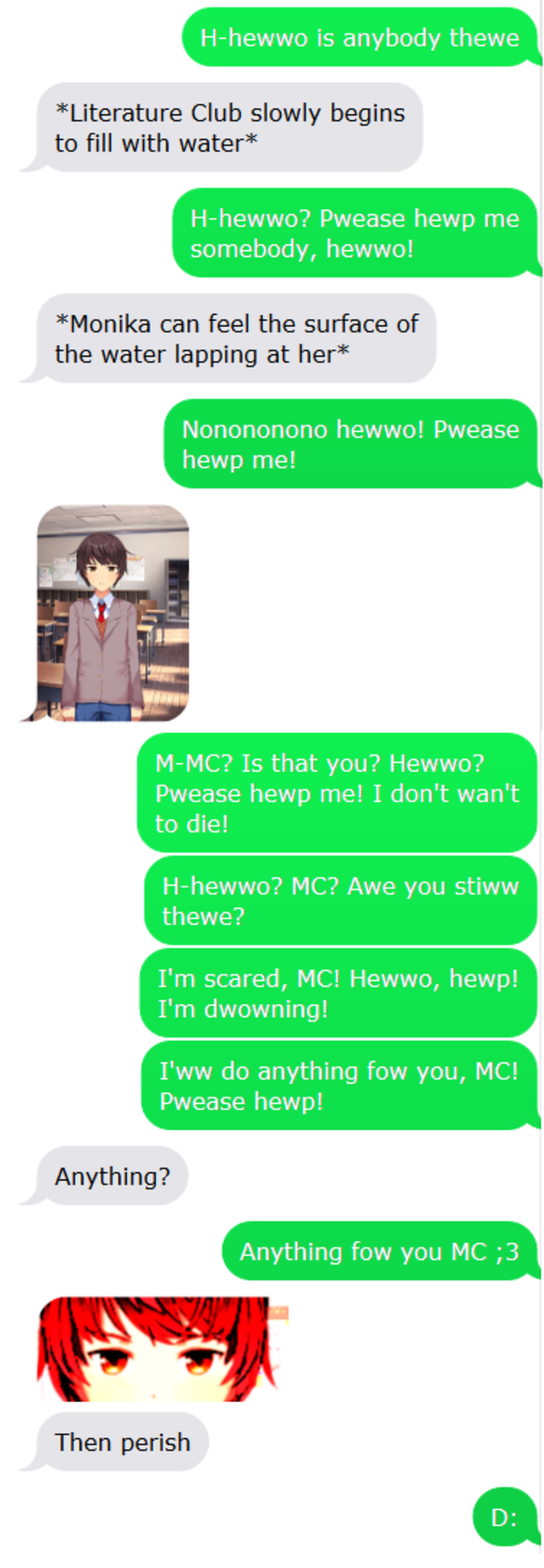 Then Perish | Doki Doki Literature Club | Know Your Meme