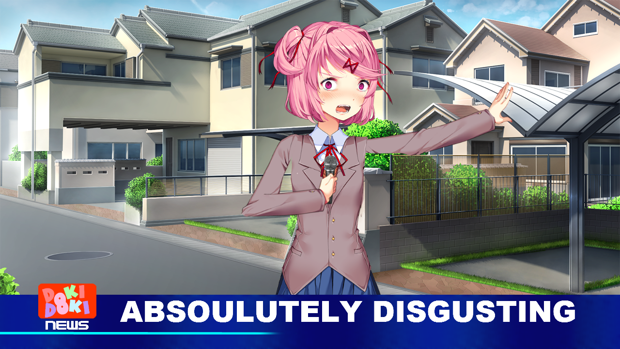 Natsuki is not pleased | Absolutely Disgusting | Know Your Meme