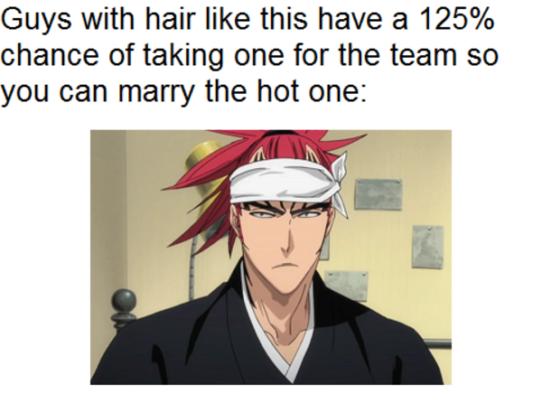 Thank you Renji | Guys With Hair Like This Have a 125% Chance of ...