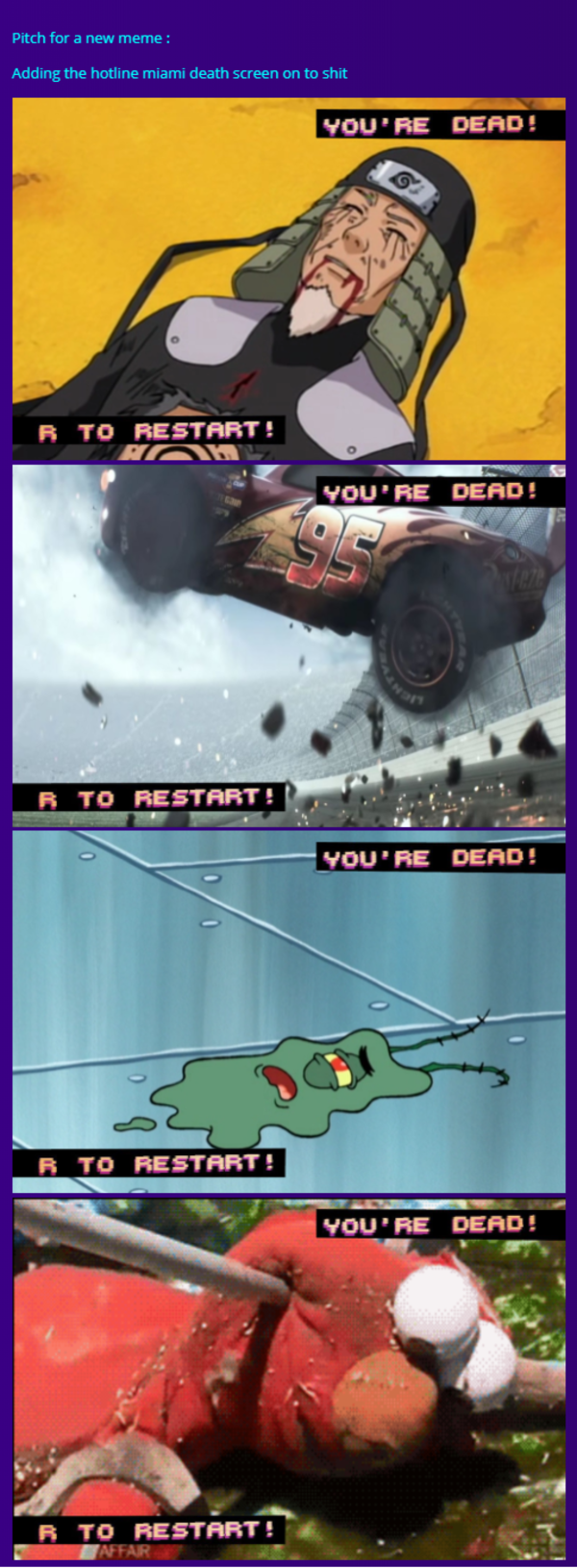 R to Restart | Hotline Miami | Know Your Meme