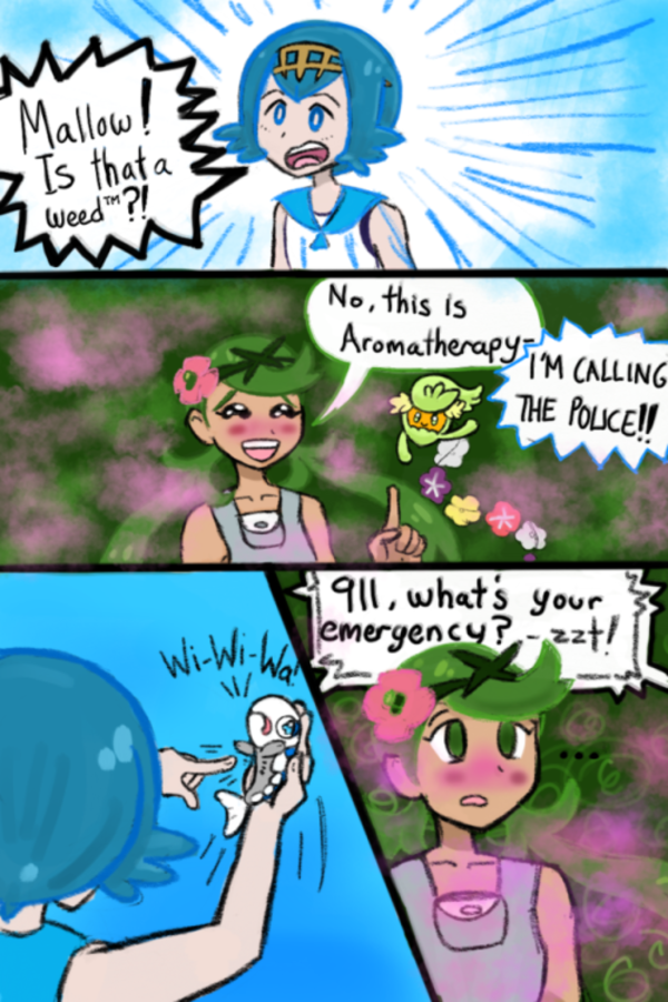 Mallow, is that a weed? | Pokémon | Know Your Meme