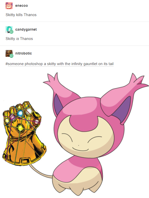 Try laughing at her now! | The Infinity Gauntlet | Know Your Meme