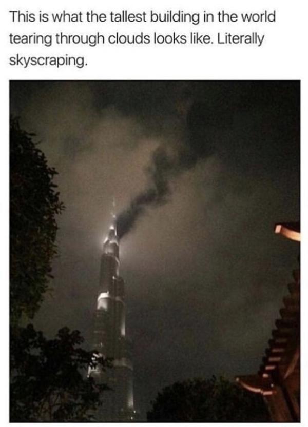 Skyscraper scrapes the sky | Evil Buildings | Know Your Meme
