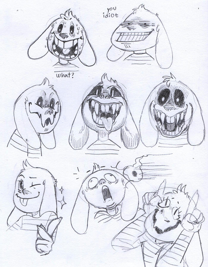 Creepy Goat Child | Undertale | Know Your Meme