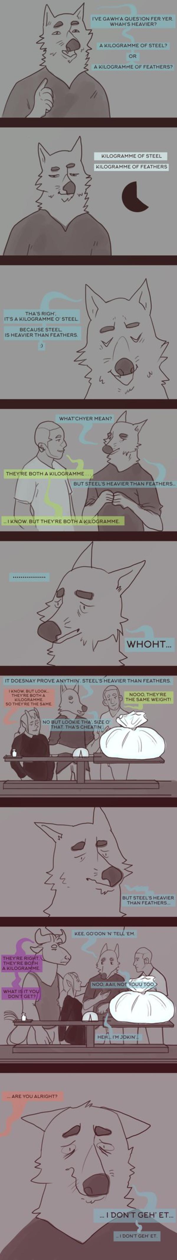 but steel is heavier than feathers.... By 9w0 | Steel Is Heavier Than ...