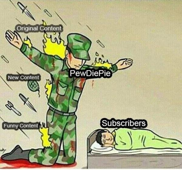 Pewdiepie | The Silent Protector | Know Your Meme