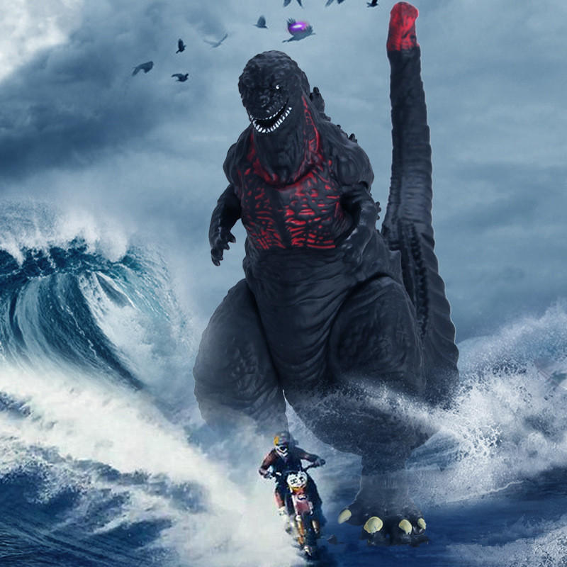 Shingodzilla chasing random guy on motorcycle | Godzilla | Know Your Meme