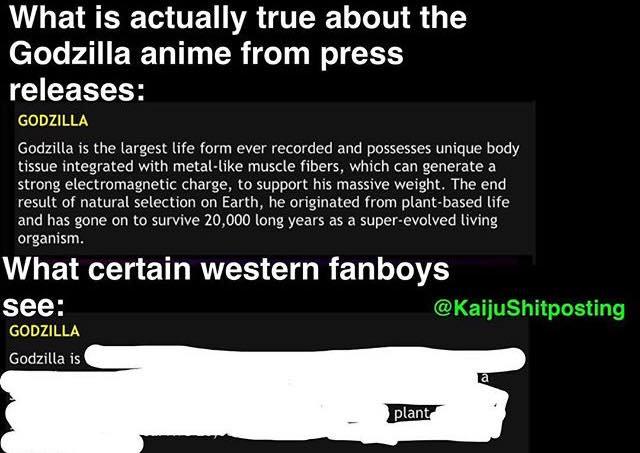 The "Godzilla is a Plant" dilemma | Godzilla | Know Your Meme