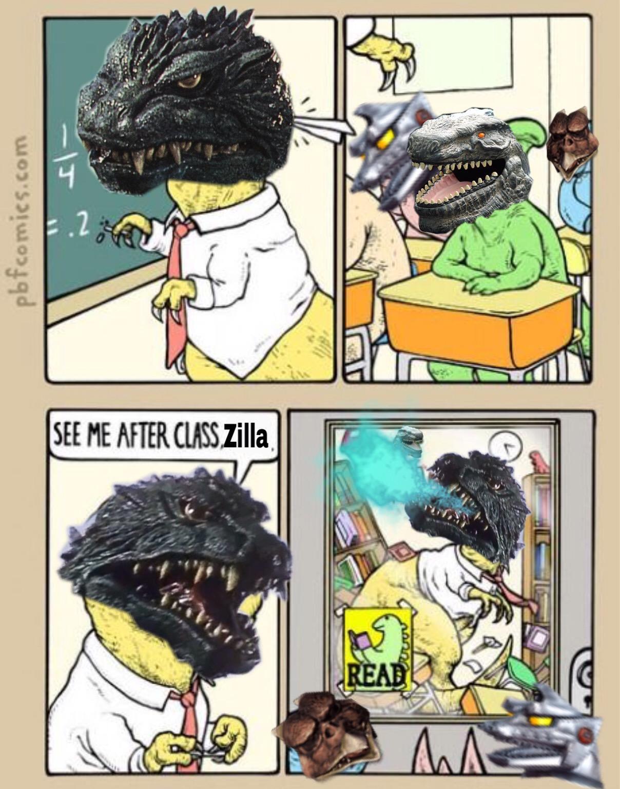 Meet me after class | Godzilla | Know Your Meme