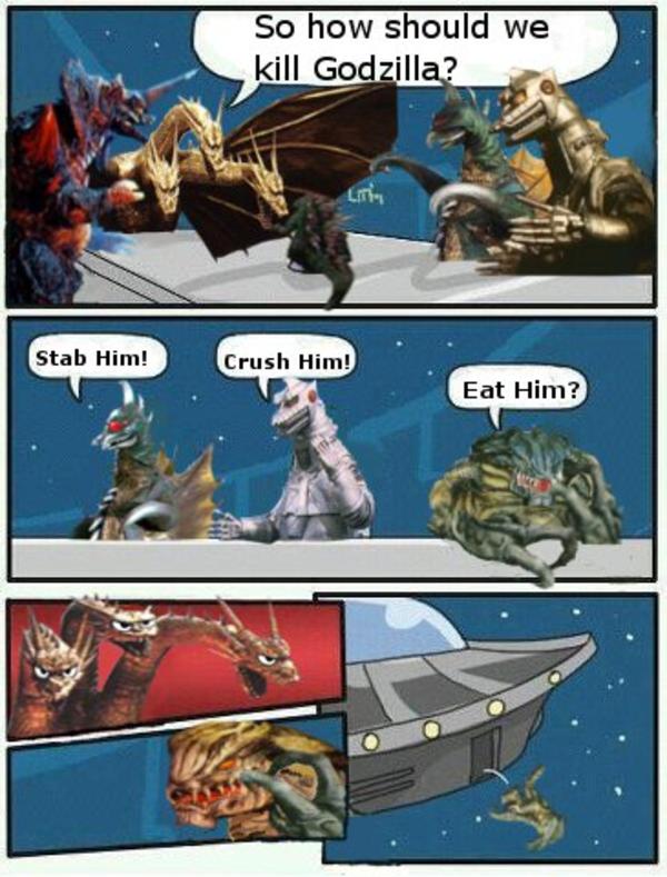 Eat him? | Godzilla | Know Your Meme
