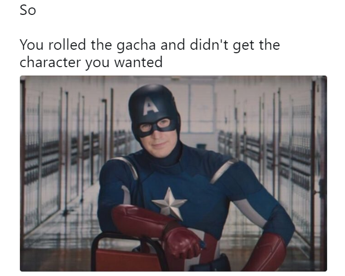 So, you rolled the gacha and didn’t get the character you wanted ...
