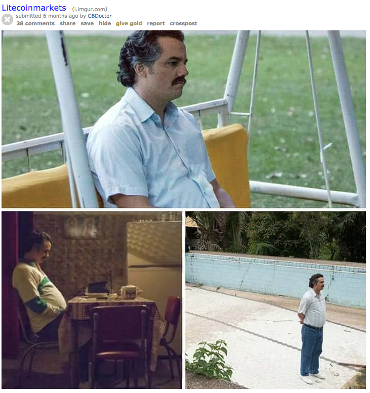 Litecoinmarkets | Pablo Escobar Waiting | Know Your Meme