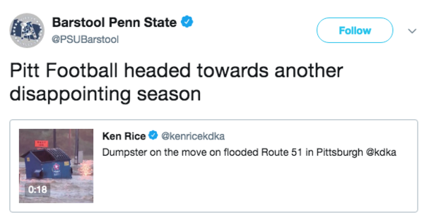 Penn State | Pittsburgh Dumpster | Know Your Meme