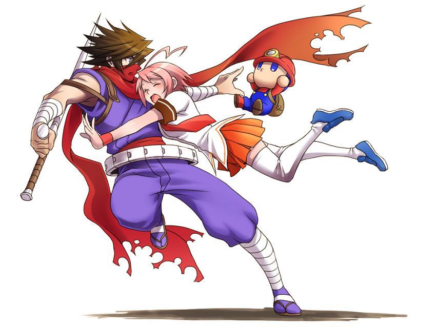 Strider Hiryu and Heart Aino (with Spelunker) | Crossover | Know Your Meme