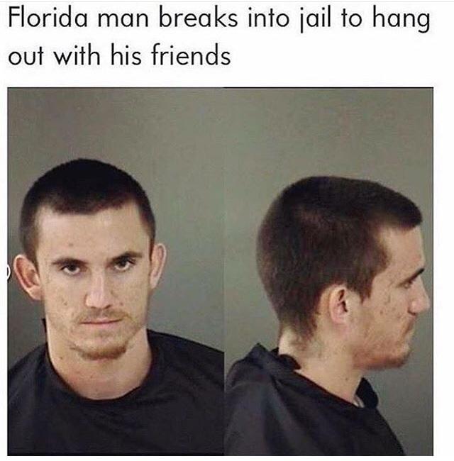 Reverse crime | Florida Man | Know Your Meme