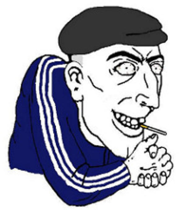 SQUATTING SLAVIC MERCHANT | Happy Merchant | Know Your Meme