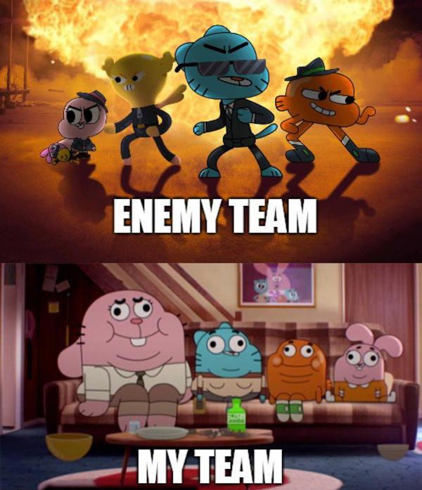 Matchmaking in games | The Amazing World Of Gumball | Know Your Meme
