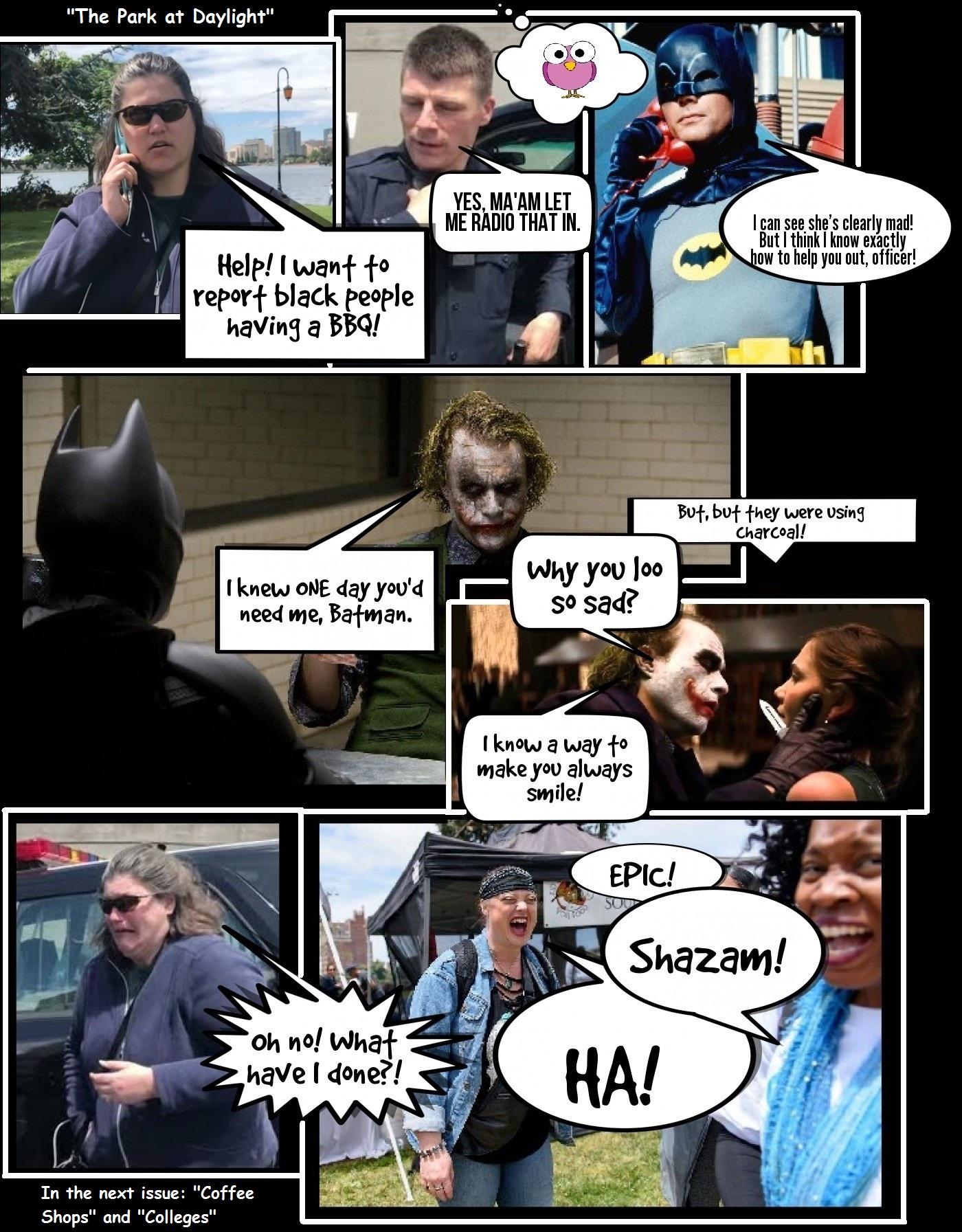 The Park at Daylight starring BBQ Becky | BBQ Becky | Know Your Meme