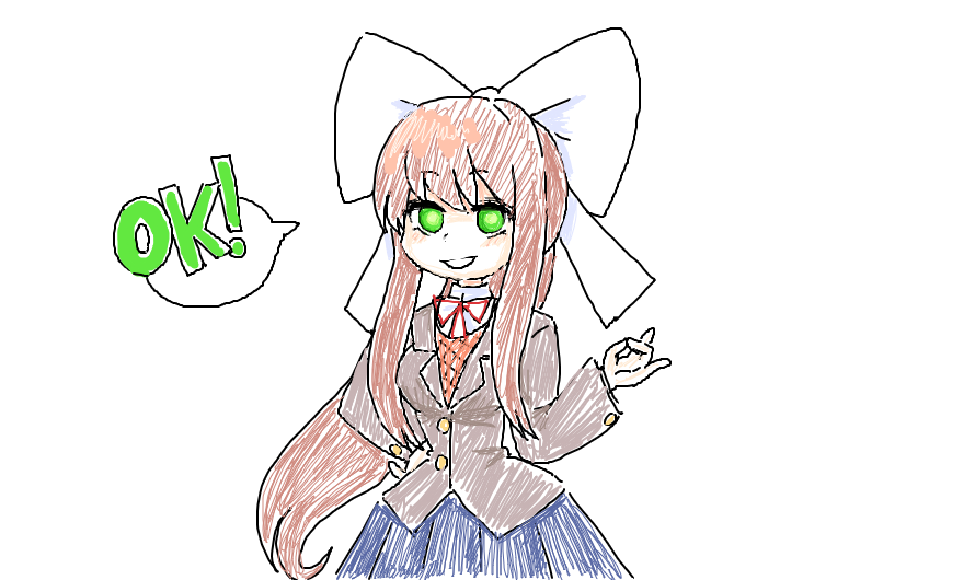 ok! | Doki Doki Literature Club | Know Your Meme