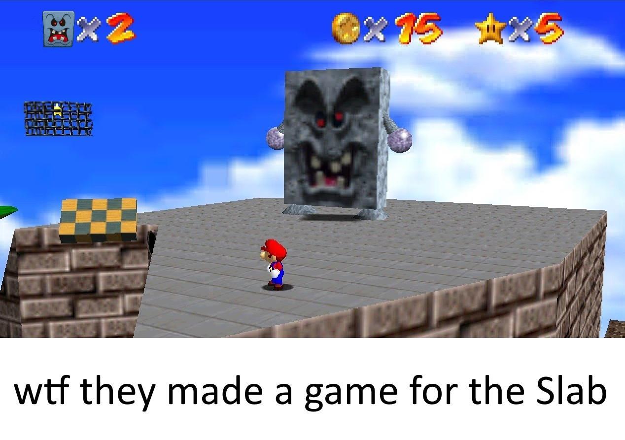 Wtf they made a game for the slab | Concrete Slab | Know Your Meme