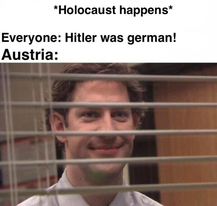 Everyone: Hitler was german! | Jim Halpert Smiling Through Blinds ...