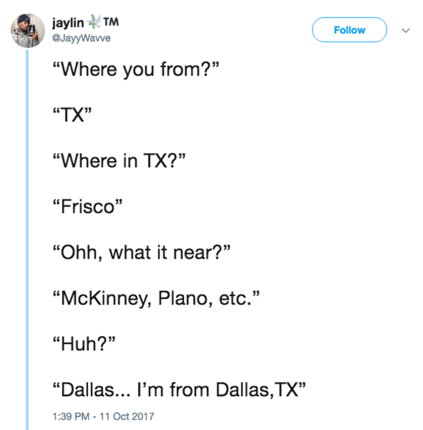 Texas | Where Are You From? | Know Your Meme