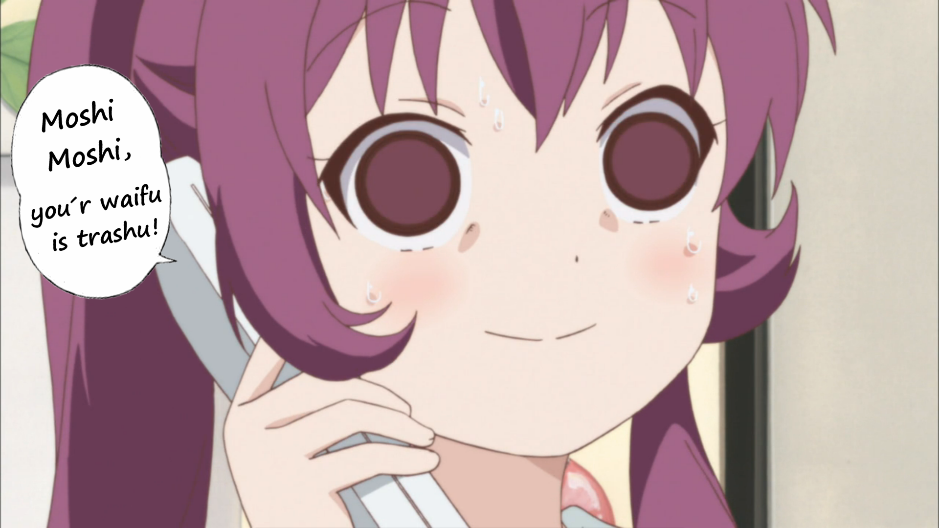 Moshi Moshi! | YuruYuri | Know Your Meme