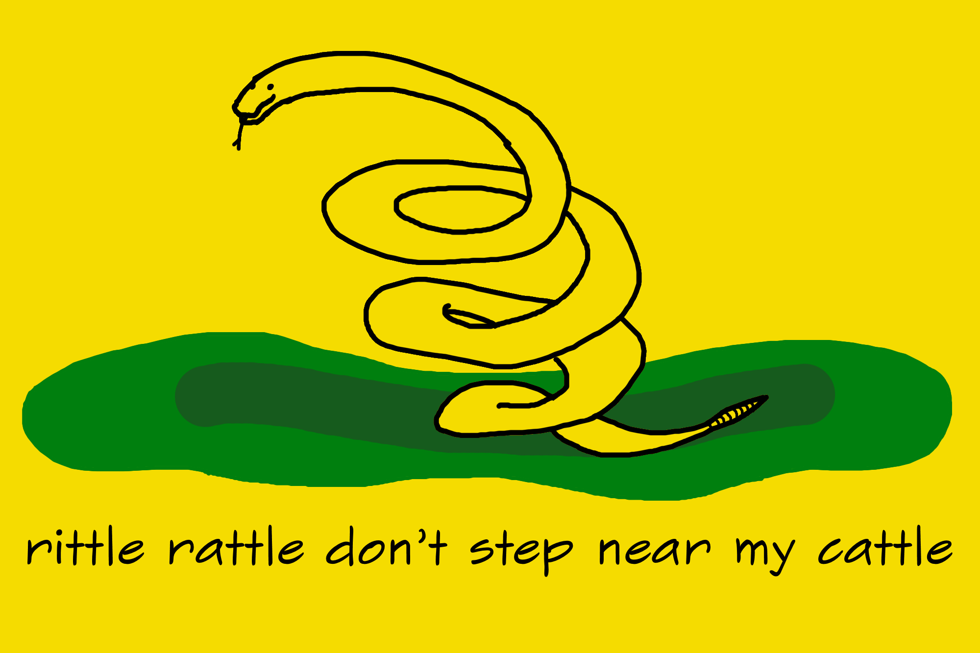 rittle rattle | Gadsden Flag / Don't Tread On Me | Know Your Meme