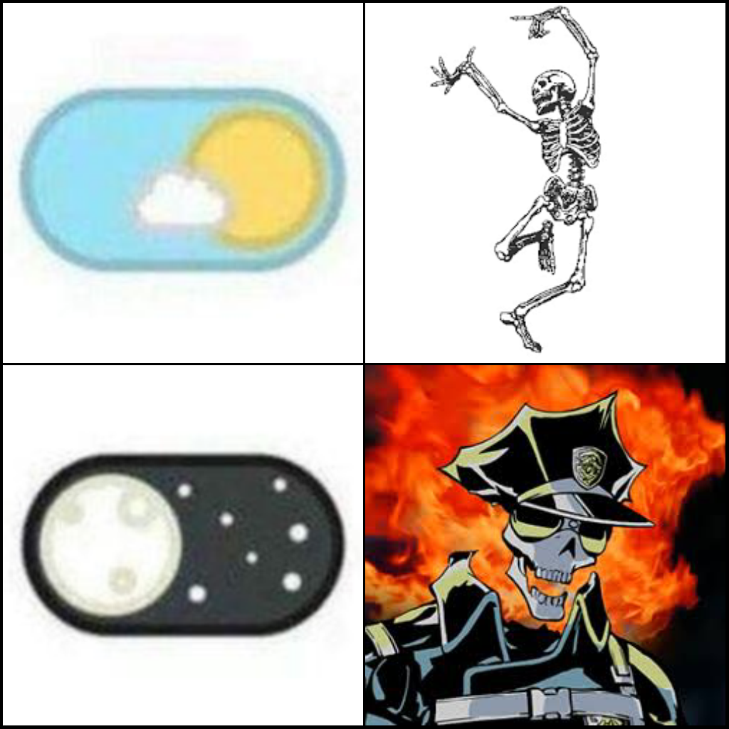 Spooki Toggle Button | Day-Night Toggle Button | Know Your Meme