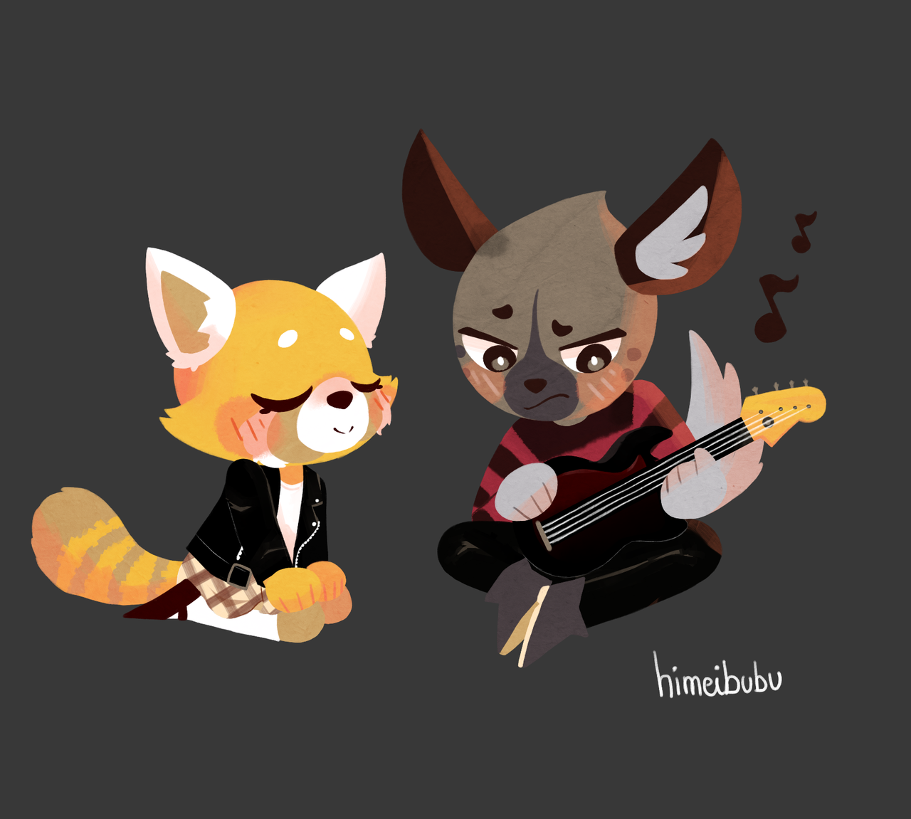 Let's play some guitar | Aggretsuko | Know Your Meme