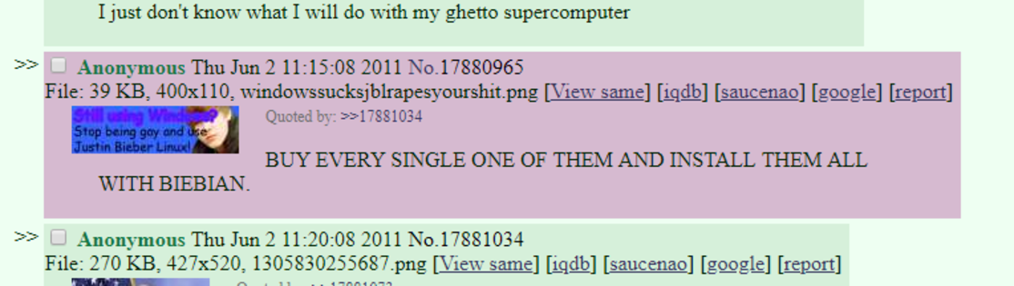 install biebian | Install Biebian (Justin Bieber Linux) | Know Your Meme