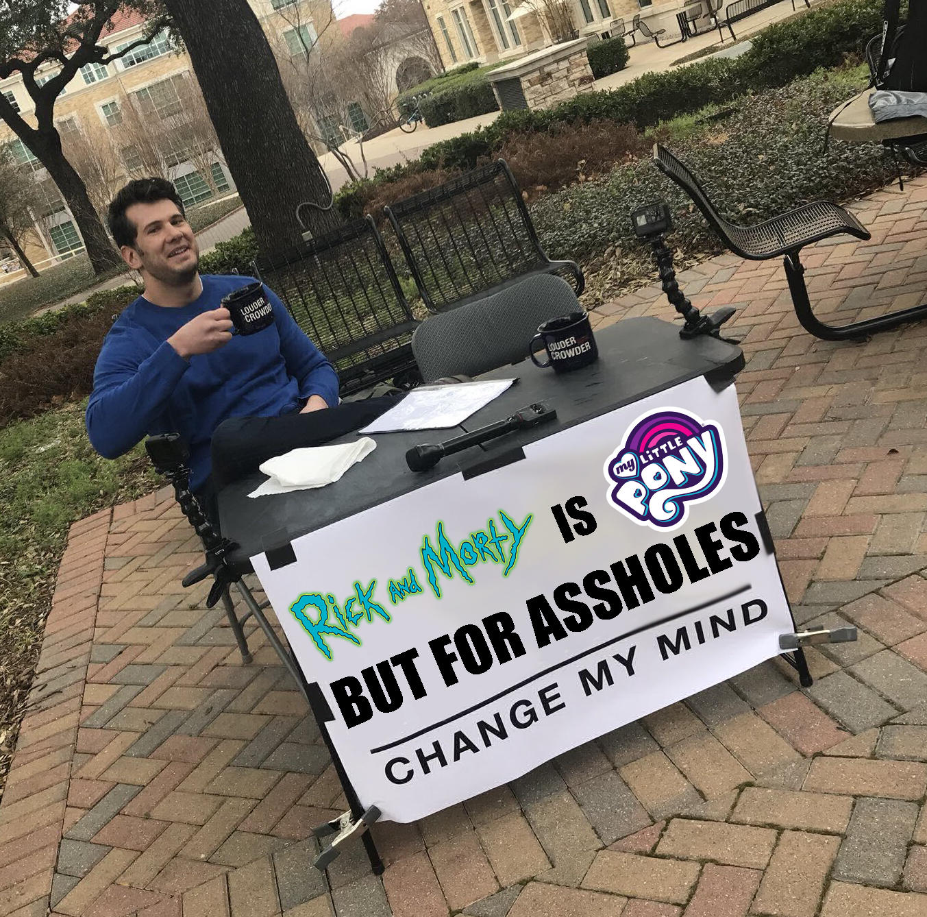 Rick and Morty = My Little Pony? | Steven Crowder's "Change My Mind ...