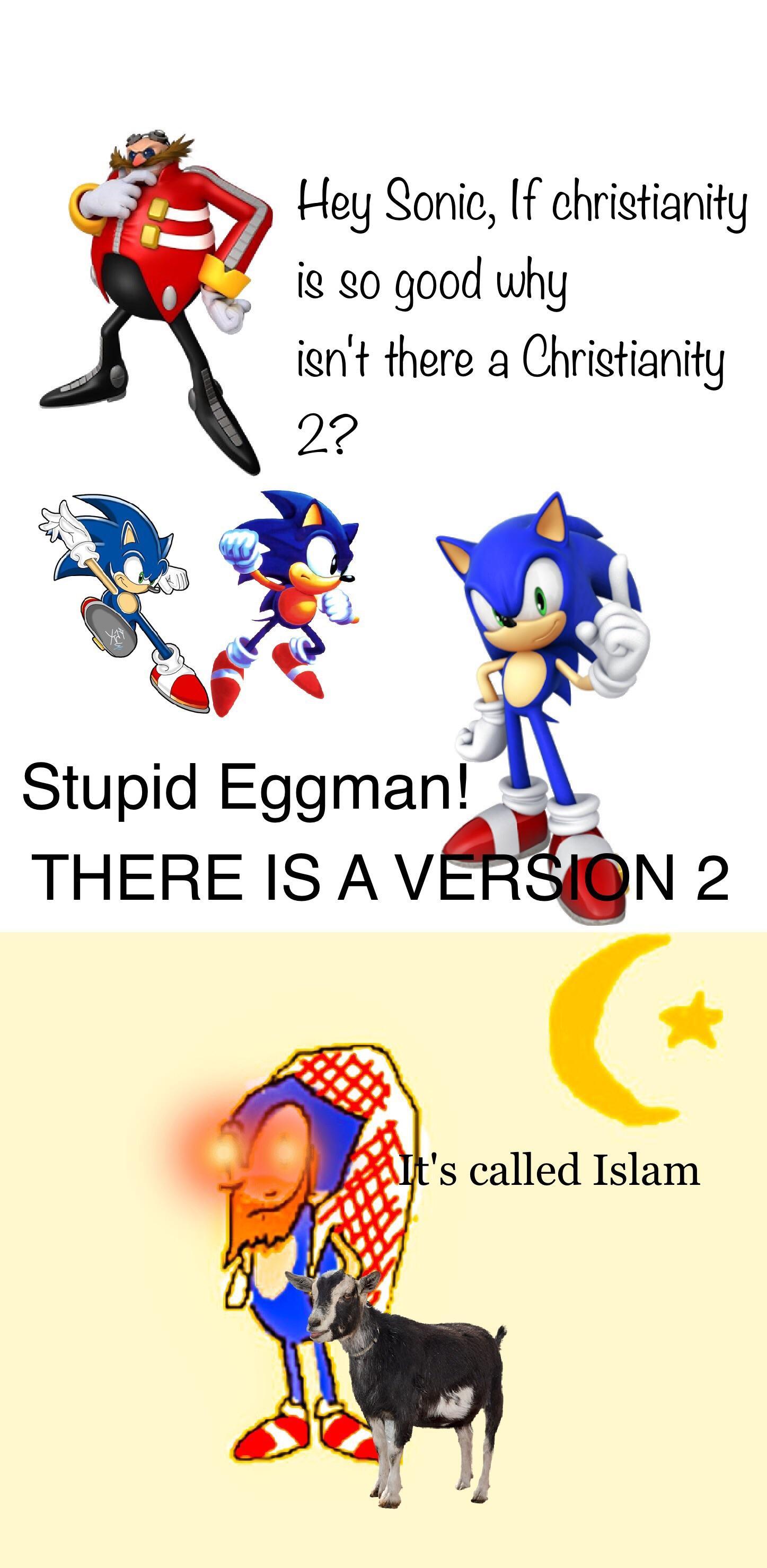 Christianity 2 | Sonic the Hedgehog | Know Your Meme