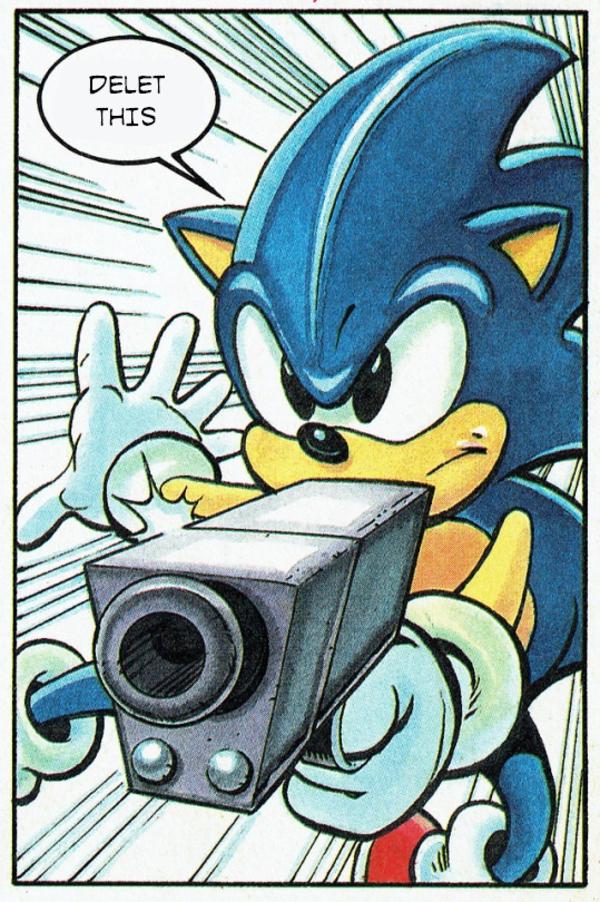sonic sez 2 delet this | Delet This | Know Your Meme