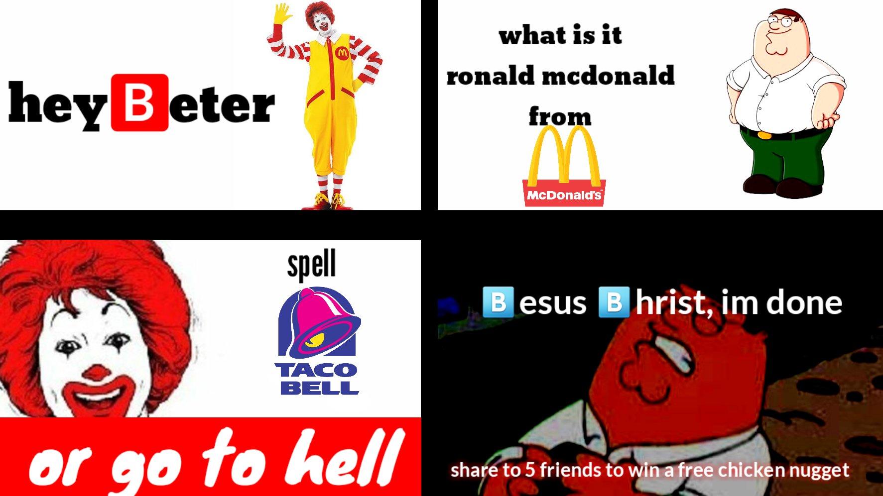 BcDonalds | Hey Beter | Know Your Meme