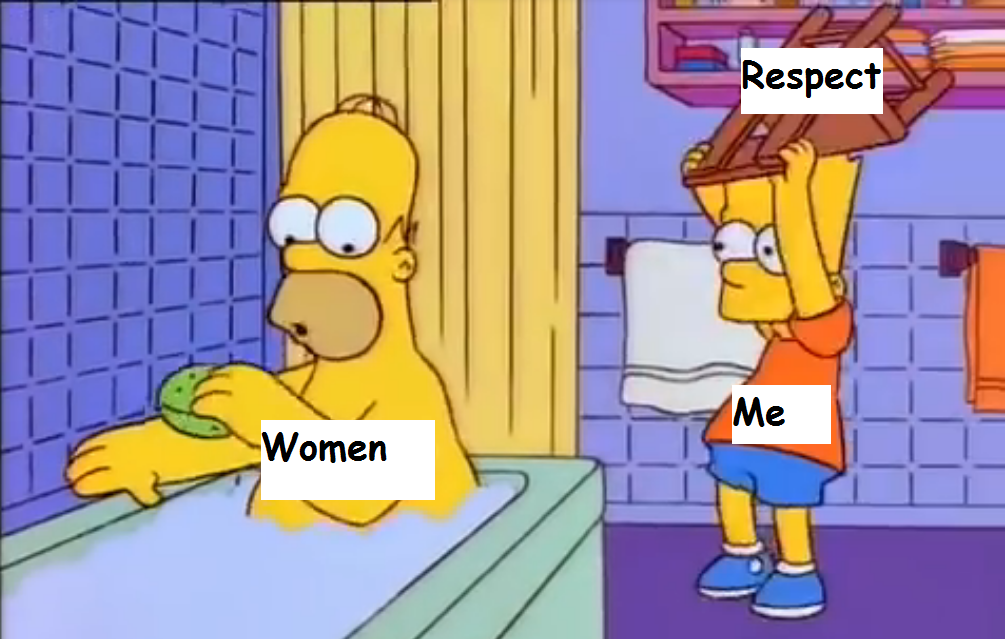 Getting respect via chair | Respect Women | Know Your Meme