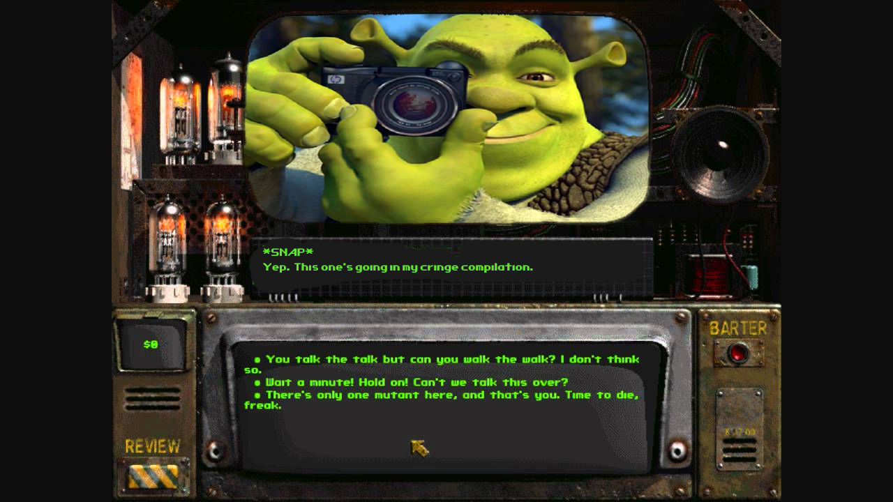 Fallout Boss Shrek | Shrek's Cringe Compilation | Know Your Meme