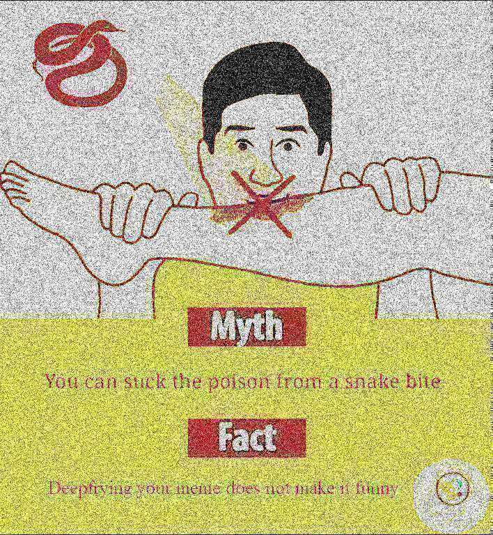 Deepfrying memes does not make them funny | Myth You Can Suck Out the ...